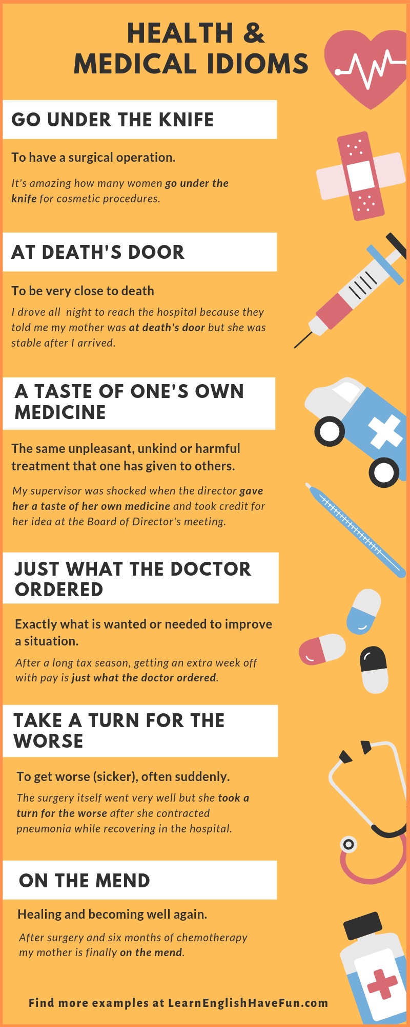 Popular Health Idioms